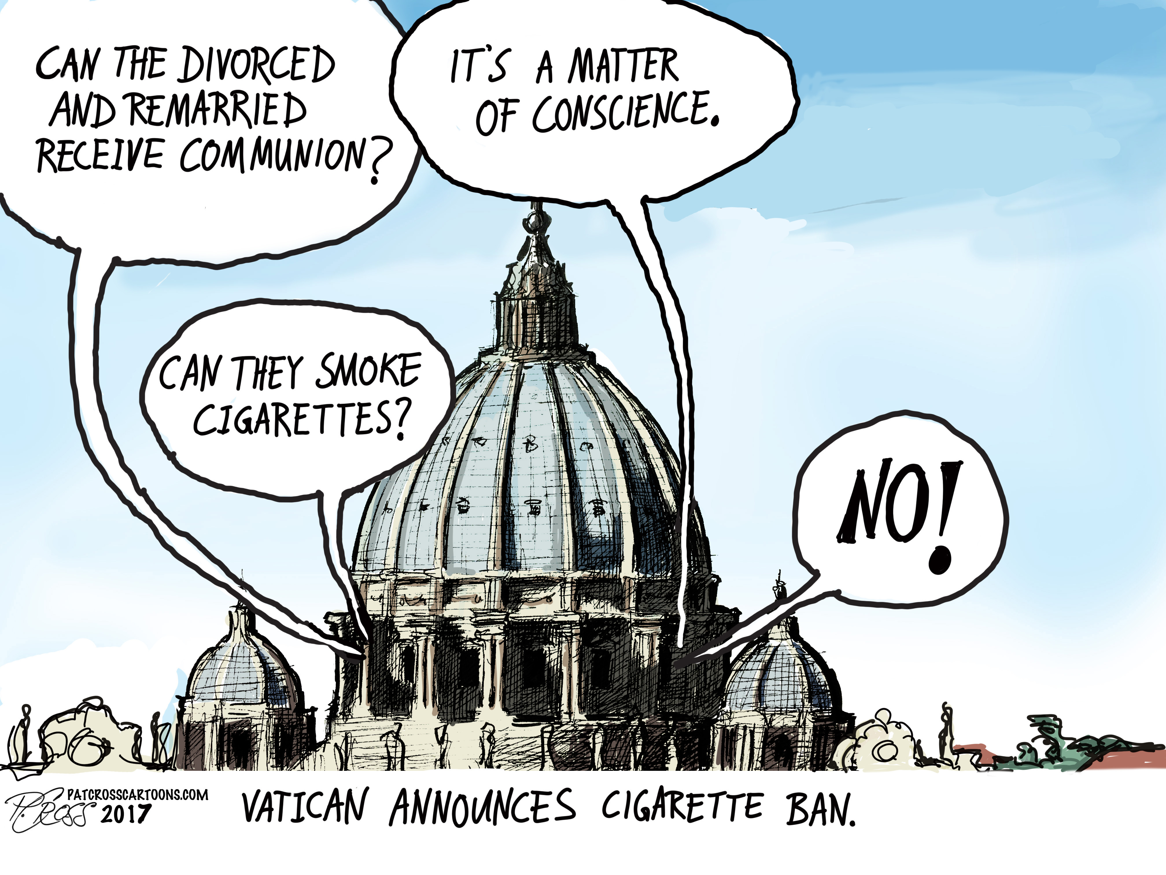 A Little Perspective | Pat Cross Cartoons