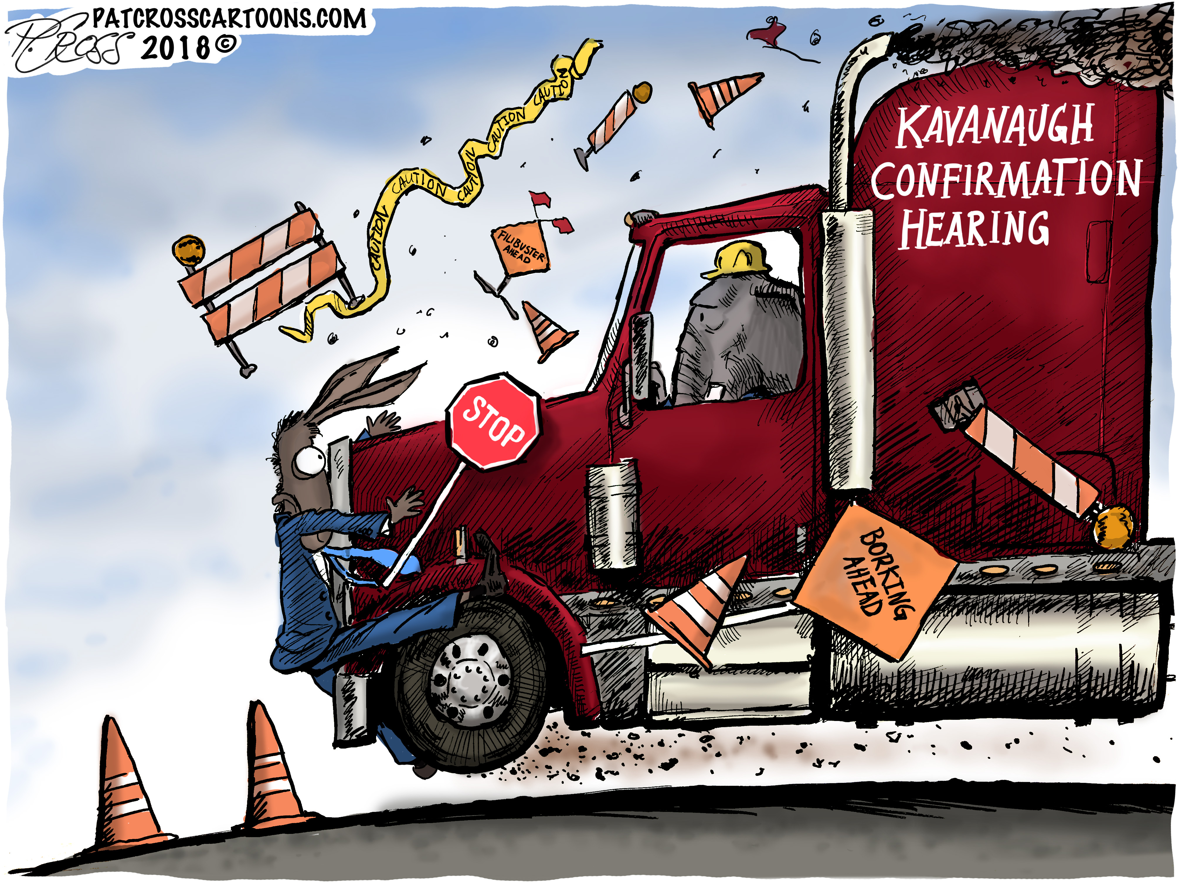 Not Stopping | Pat Cross Cartoons