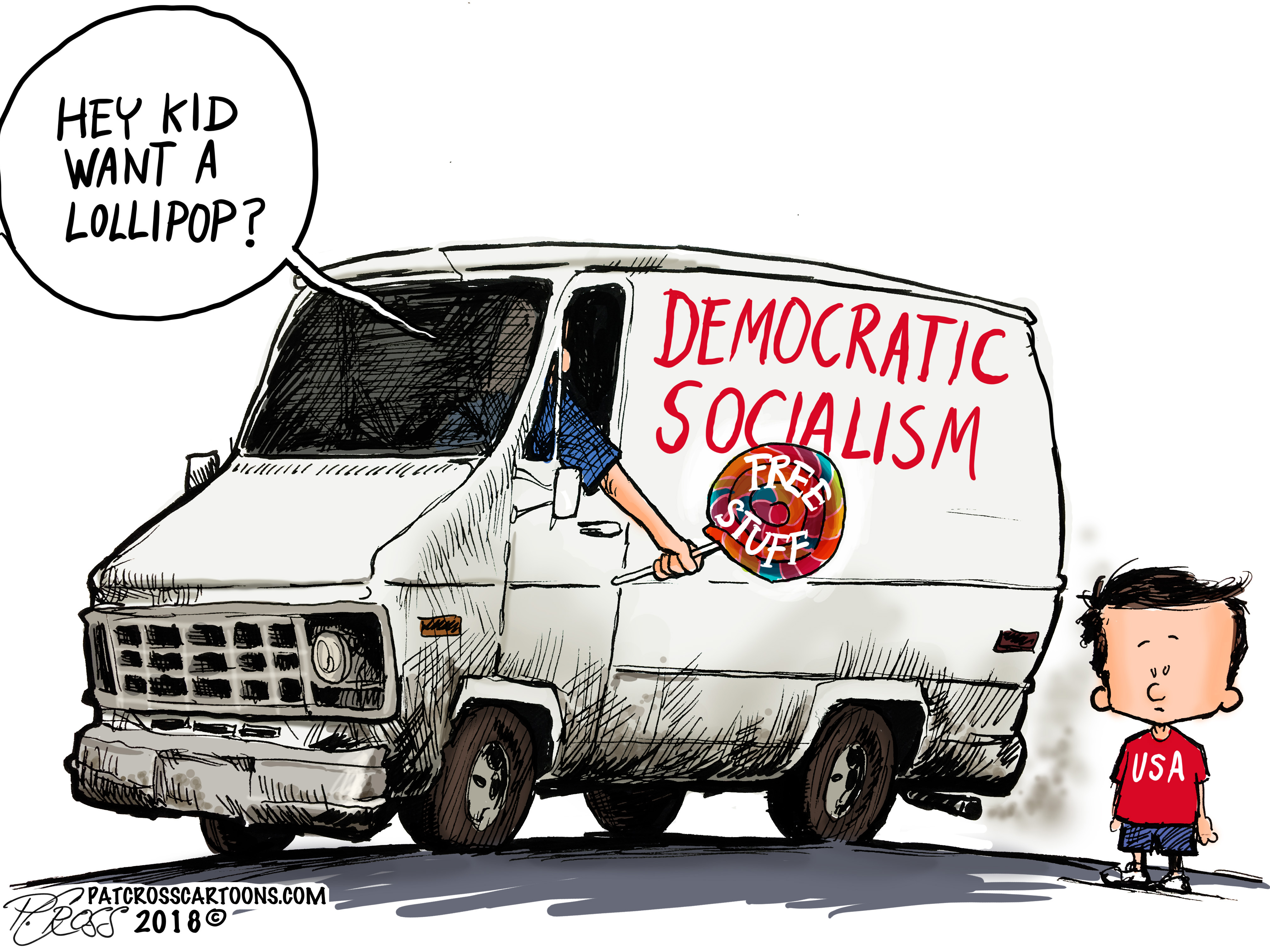 Don’t Take The Candy! | Pat Cross Cartoons