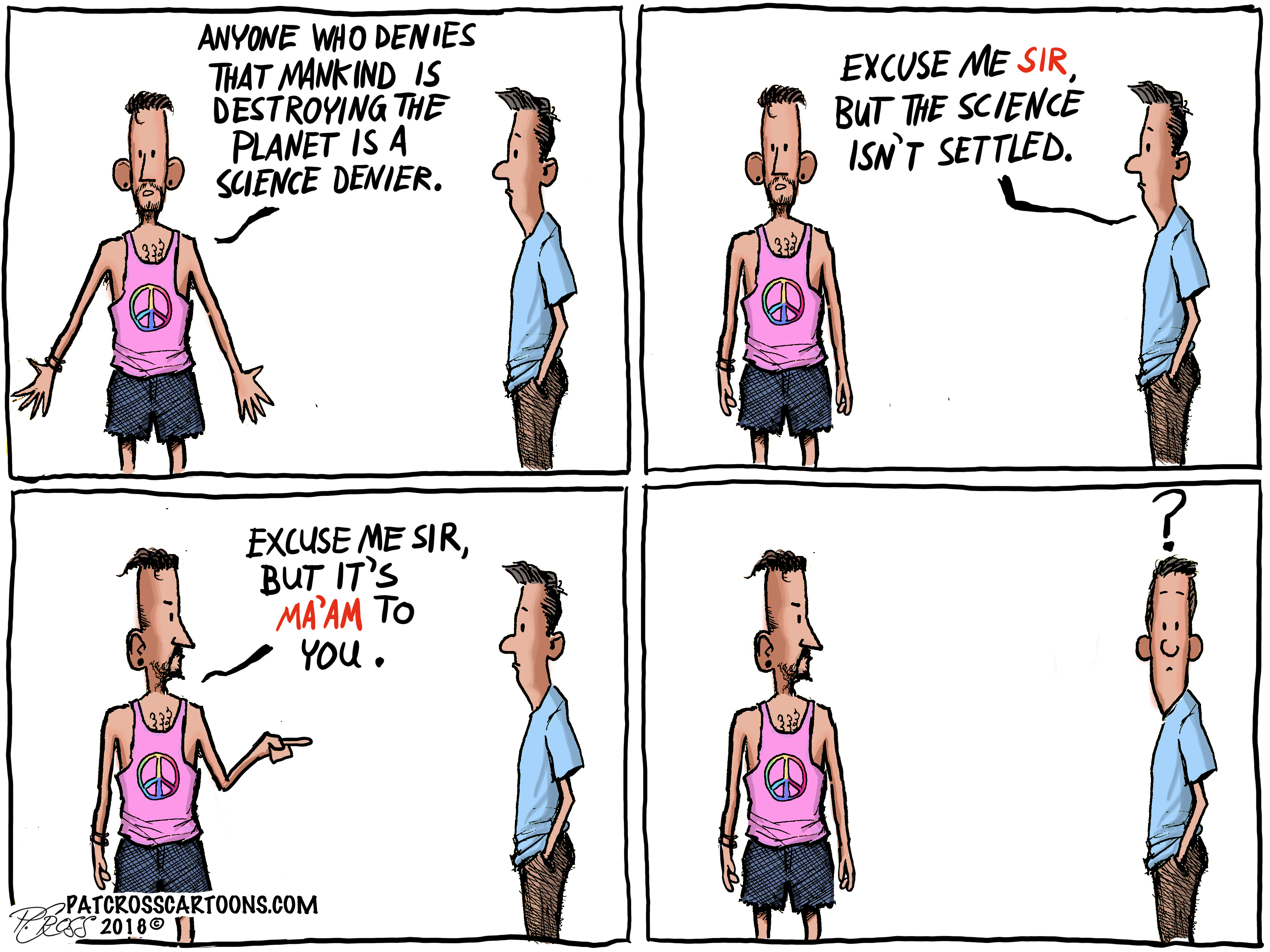 Science Denier | Pat Cross Cartoons