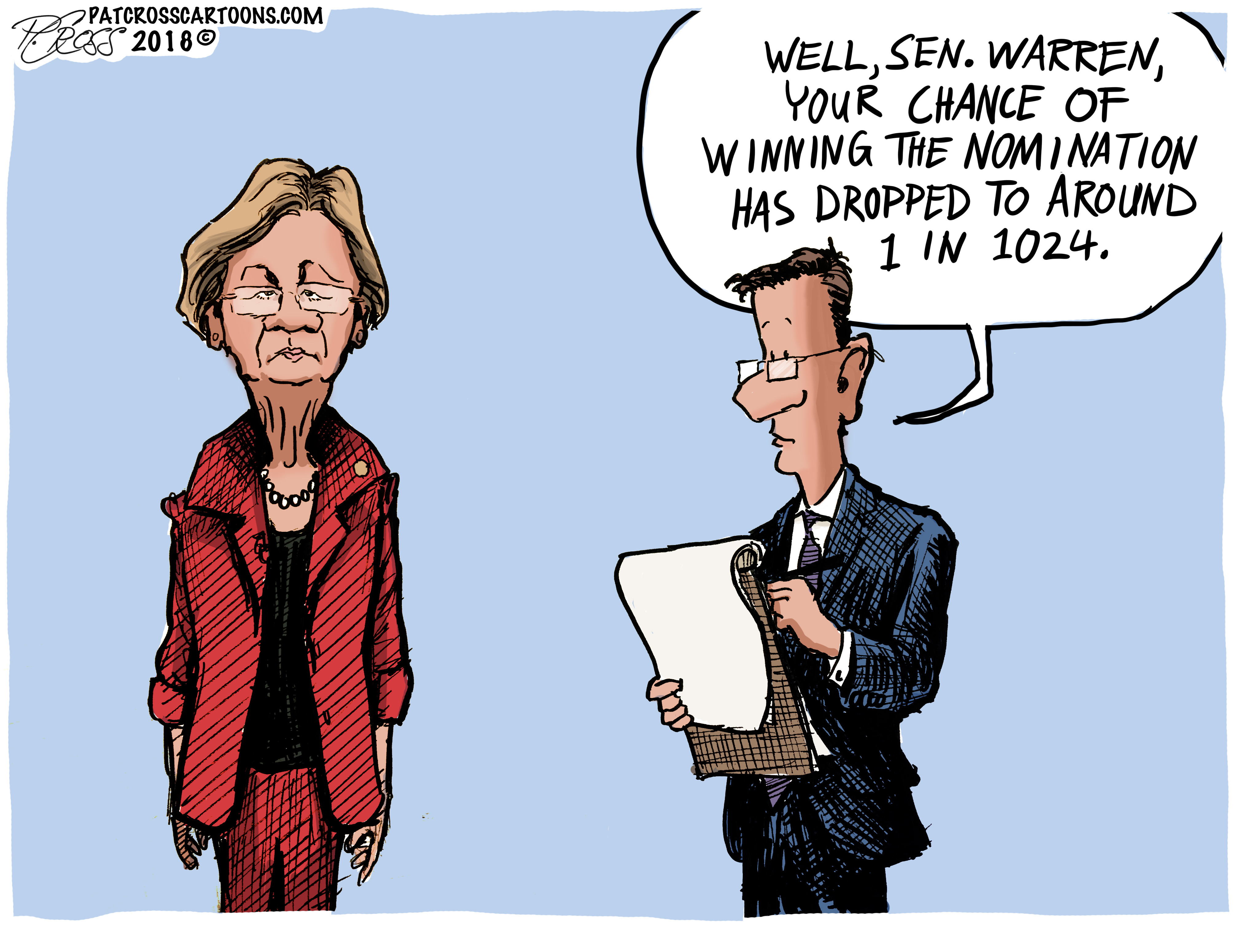 Warren 2020? | Pat Cross Cartoons
