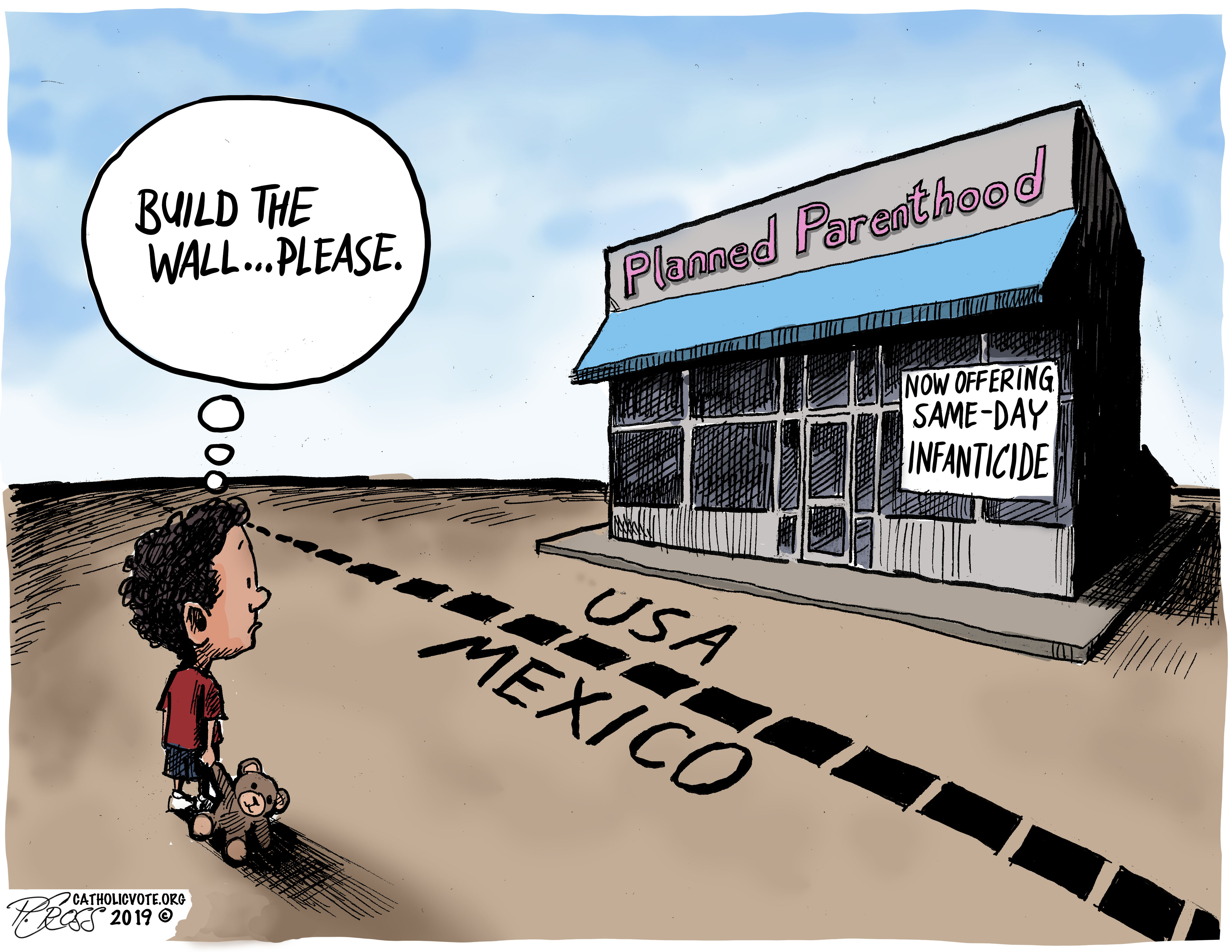 Land Of The Free? | Pat Cross Cartoons