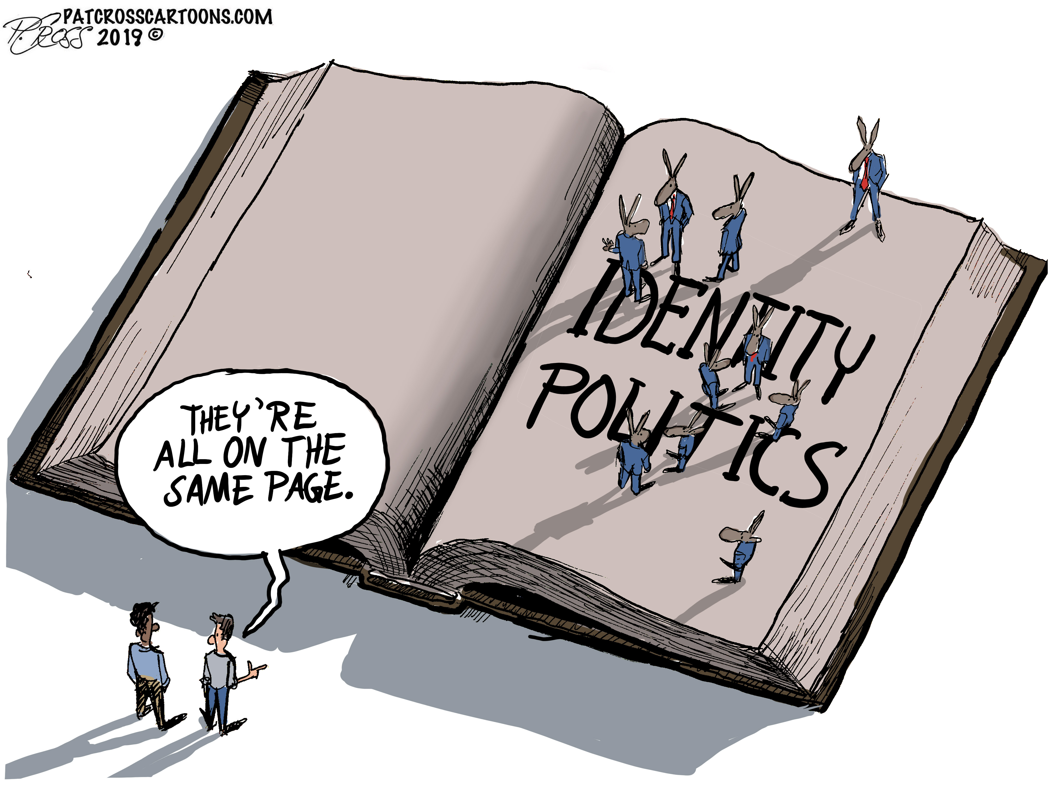 The Same Page | Pat Cross Cartoons