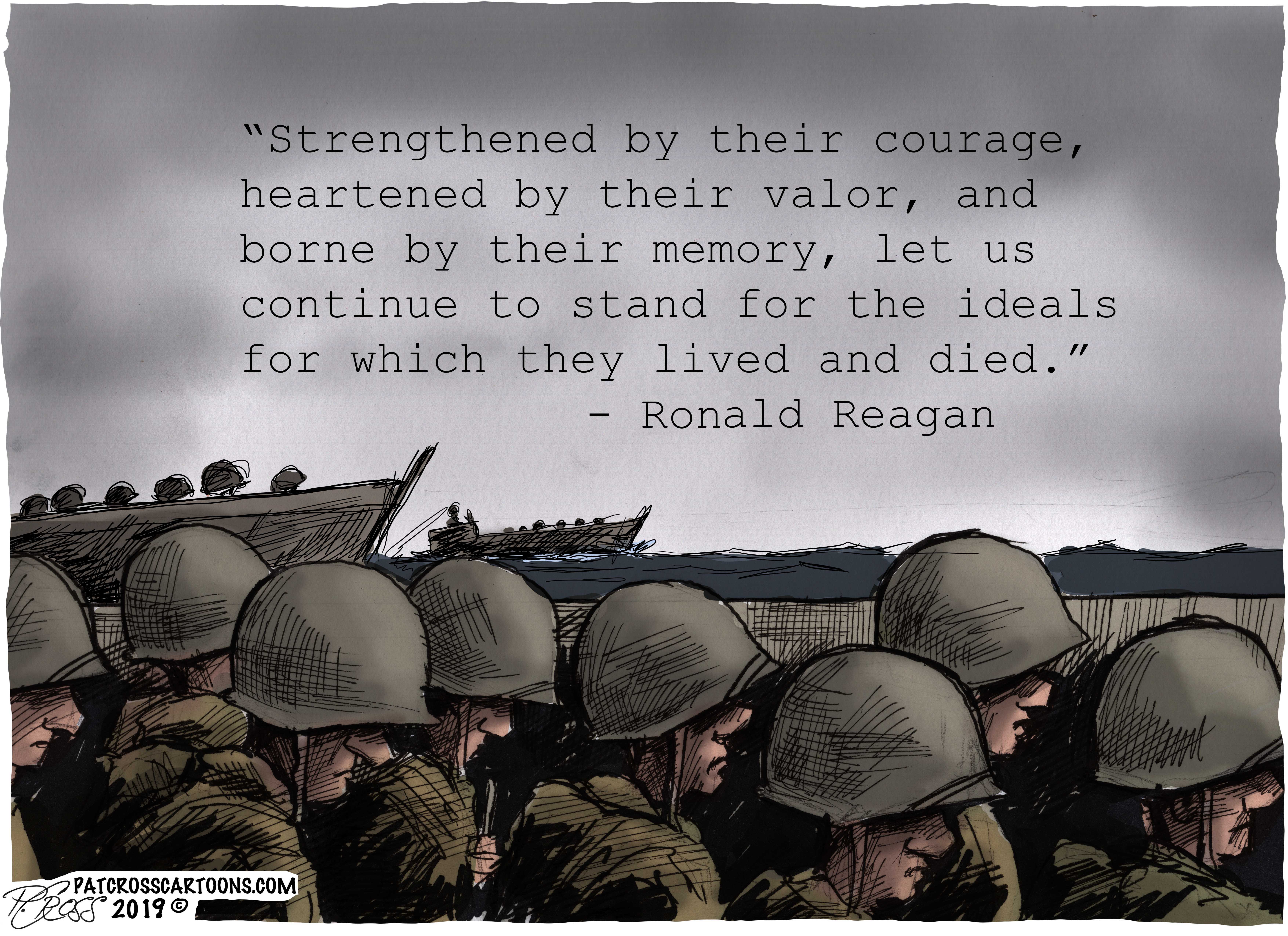 D Day | Pat Cross Cartoons