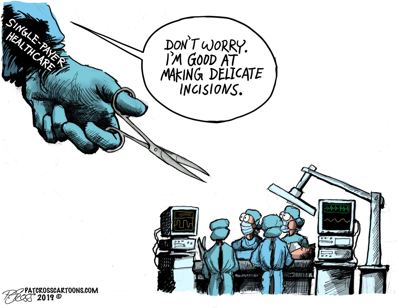 Single Payer | Pat Cross Cartoons