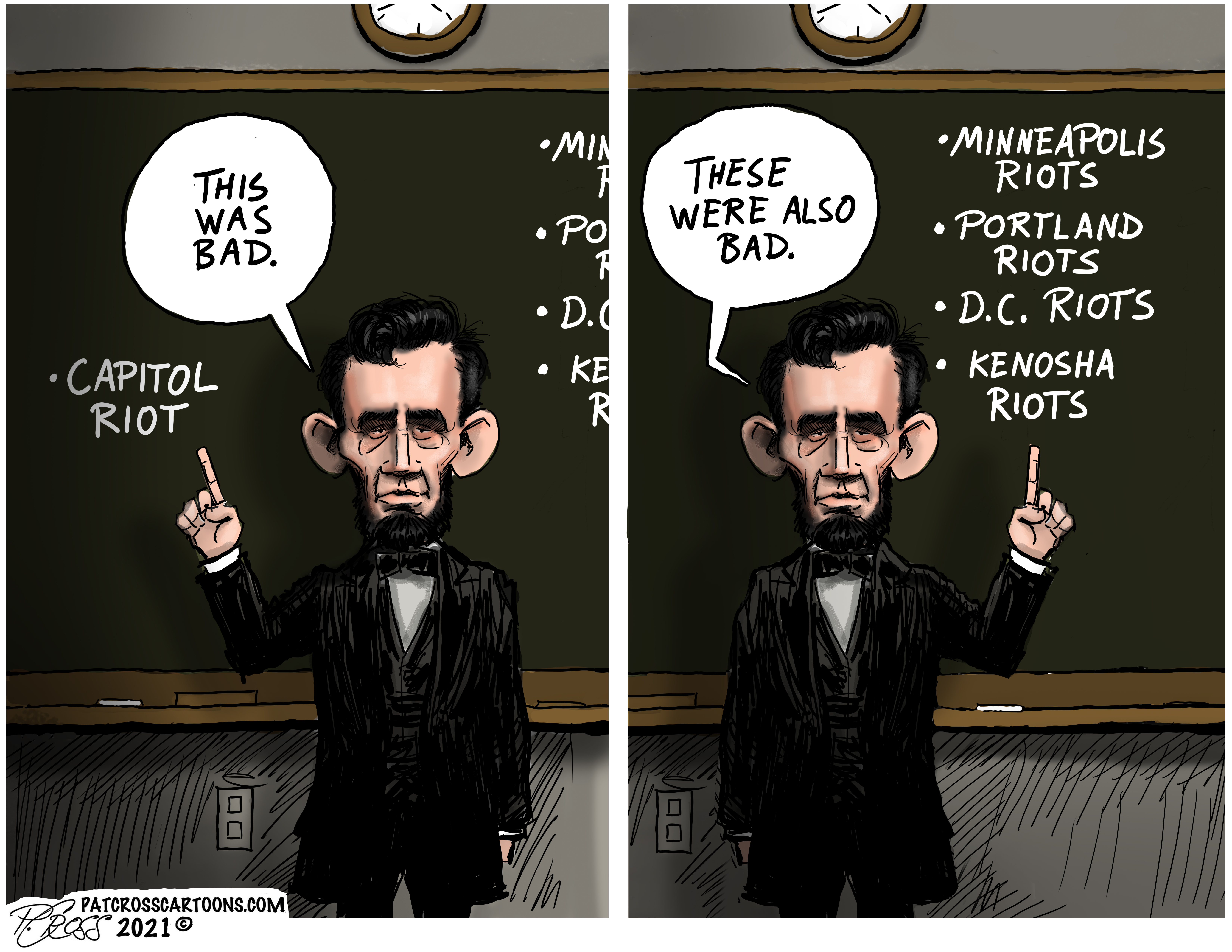 Honest Abe | Pat Cross Cartoons