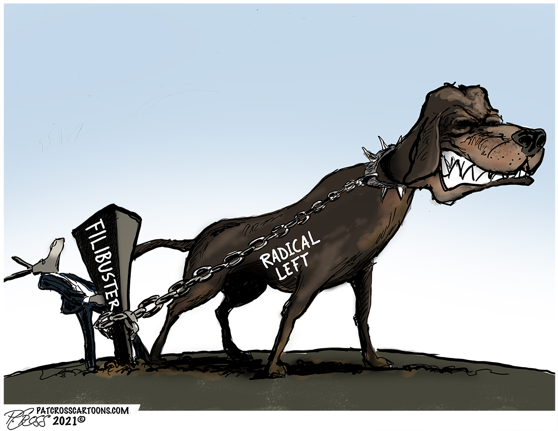 The Filibuster | Pat Cross Cartoons