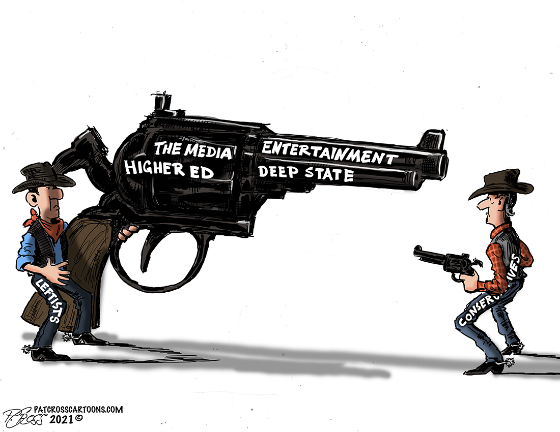 Gunfight | Pat Cross Cartoons