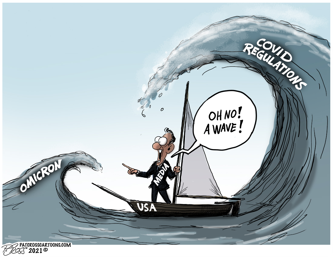 Two Waves | Pat Cross Cartoons