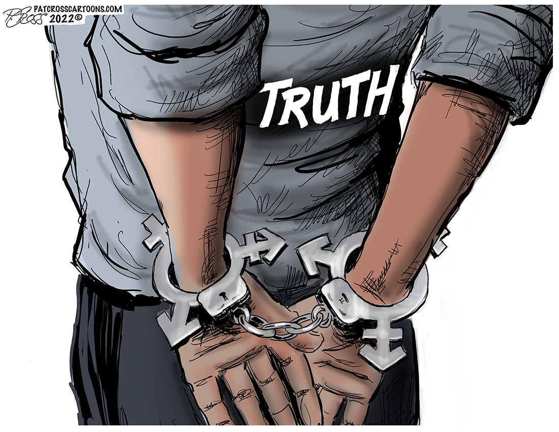 Handcuffed | Pat Cross Cartoons