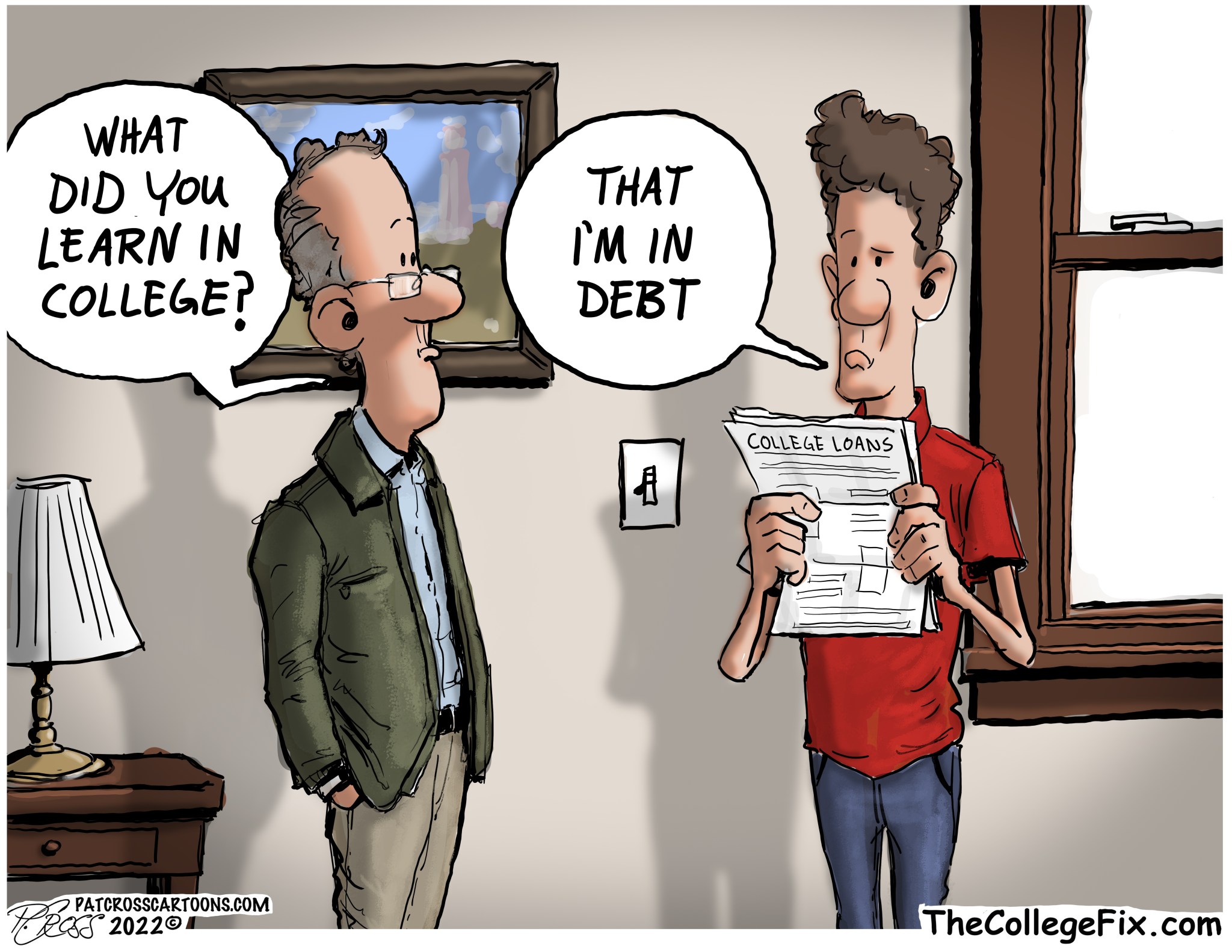 Pat Cross Cartoons | Because I enjoy Drawing, America, and a few other ...